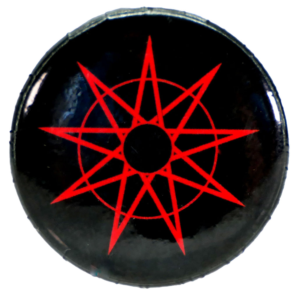 Slipknot 9 Point Star Button 443814 Rockabilia Merch Store slipknot-9-point-star-button-443814-rockabilia-merch-store