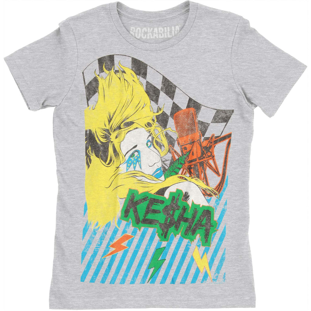 Kesha Cartoon Tissue Junior Top 116538 | Rockabilia Merch Store