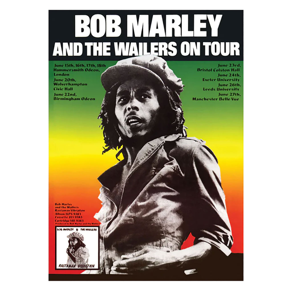 Bob Marley Tour Concert Promo Poster 120250 | Rockabilia Merch Store