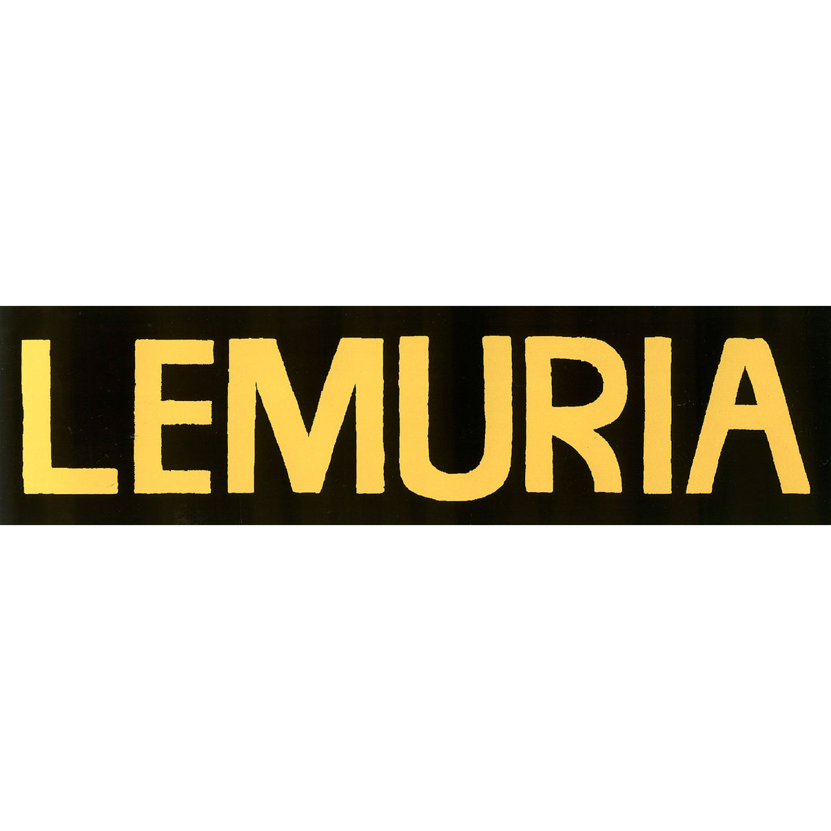 Lemuria Yellow Logo Sticker 146184 | Rockabilia Merch Store