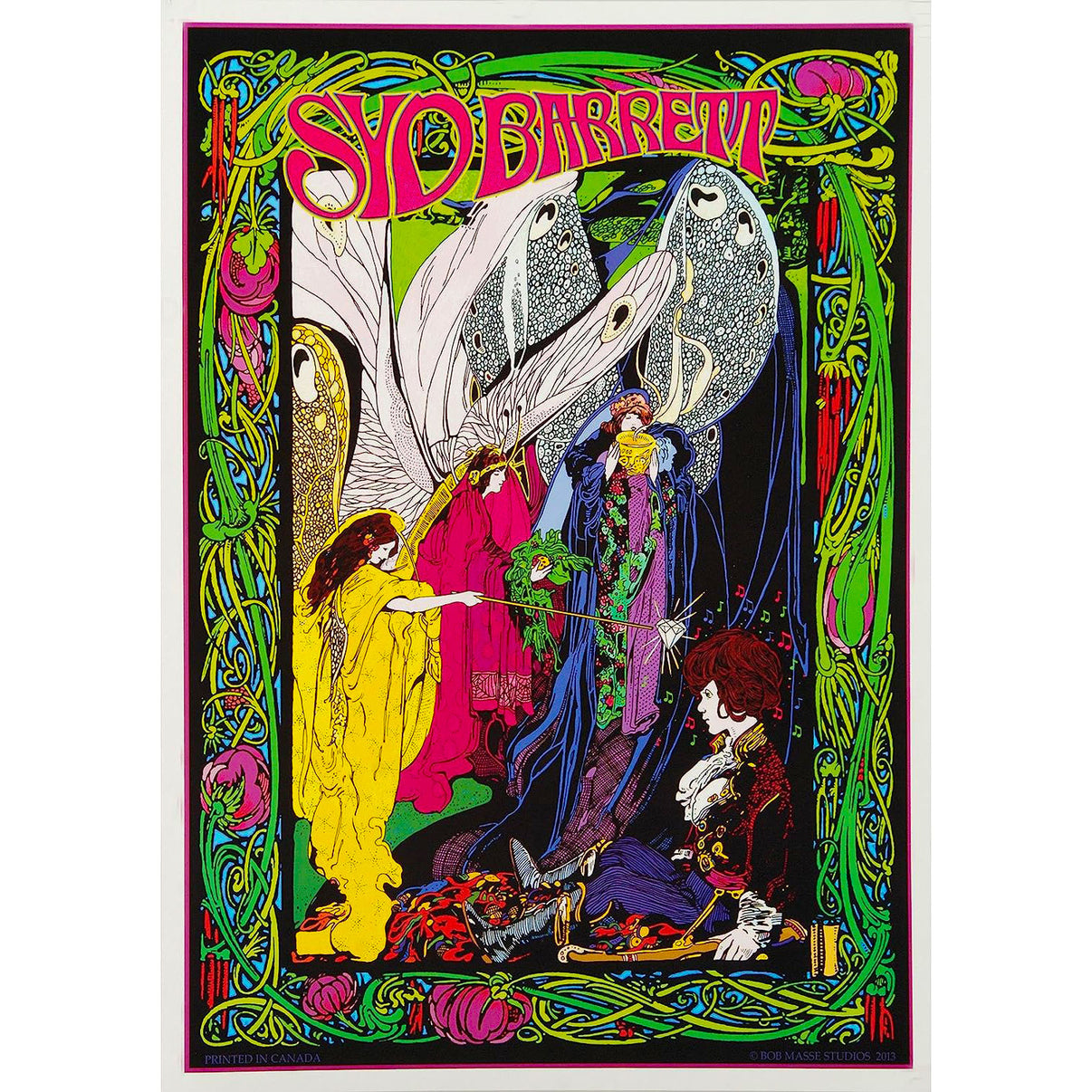 Pink Floyd Syd Barrett Concert Promo Poster | Pink Floyd Merch Store