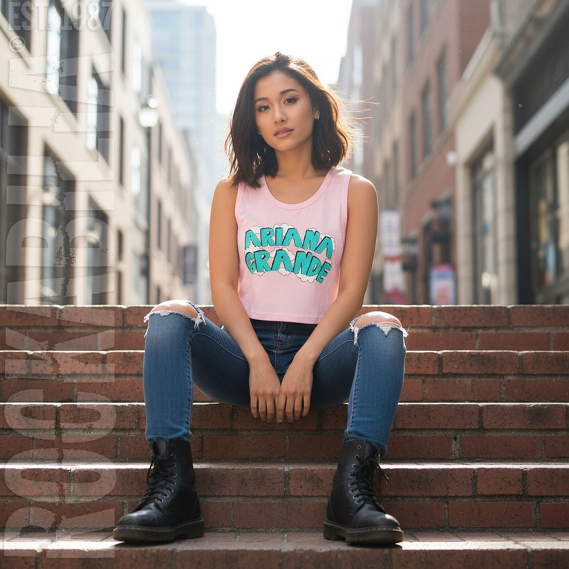 Ariana Grande Clouds Womens Tank 354729 | Rockabilia Merch Store