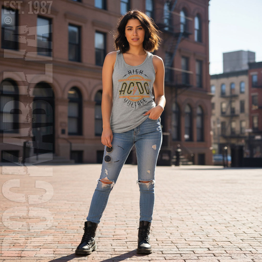 AC/DC High Voltage Womens Tank | AC/DC Merch Store