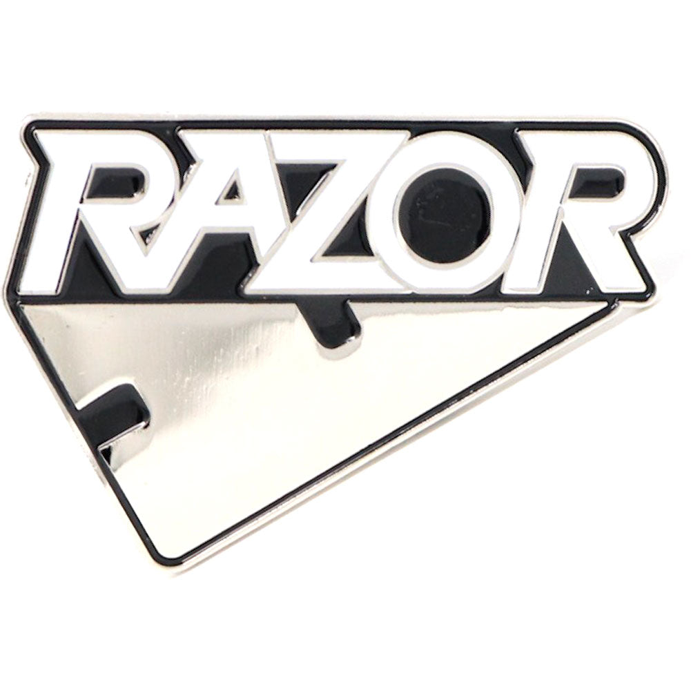 Razor Logo Enamel Pin Pewter Pin Badge 400703 | Rockabilia Merch Store