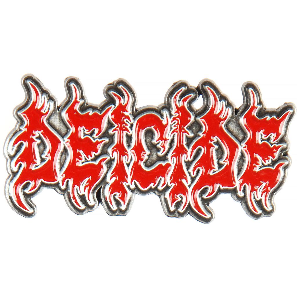 Deicide Logo Pewter Pin Badge 411622 | Rockabilia Merch Store