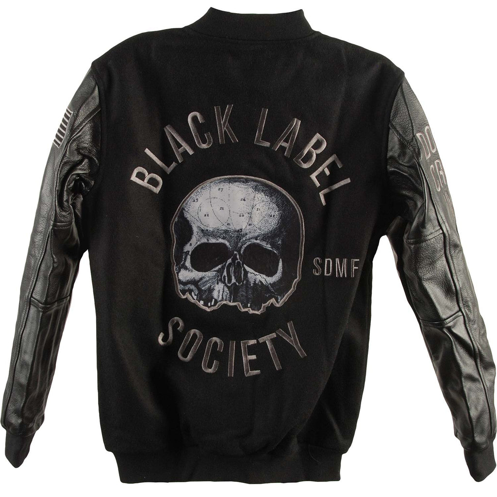 Black Label Society Leather Varsity Jacket O'Doom Varsity Jacket 411829 ...