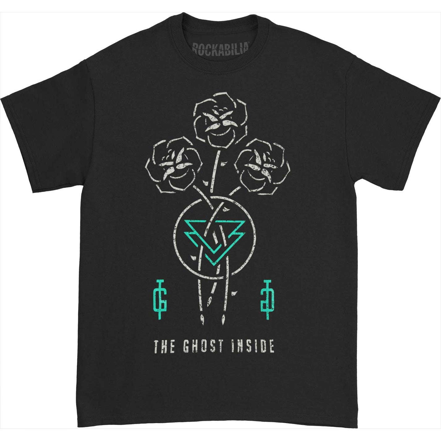 Ghost Inside The Ghost Inside Roses Lock Ups Tee (Black) T-shirt ...