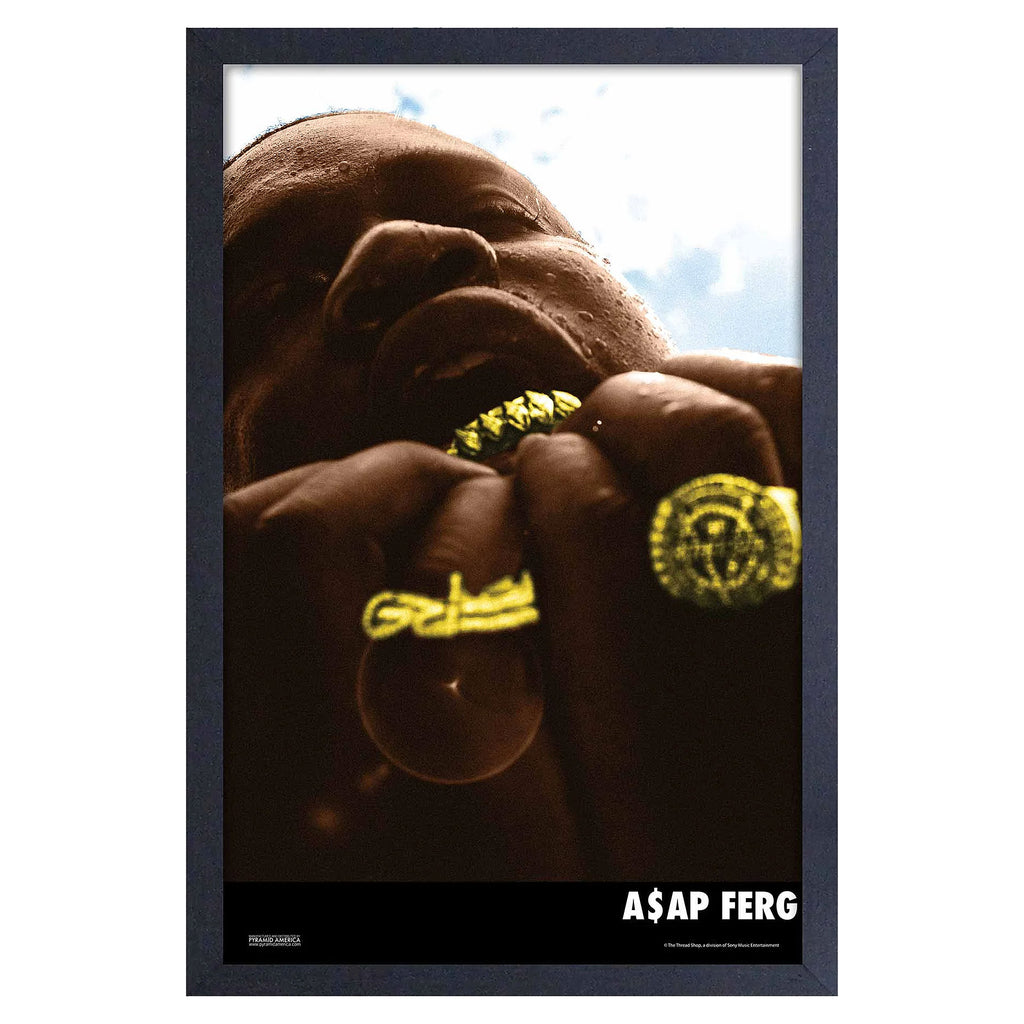 ASAP Ferg Grill Framed Wall Art 431667 | Rockabilia Merch Store