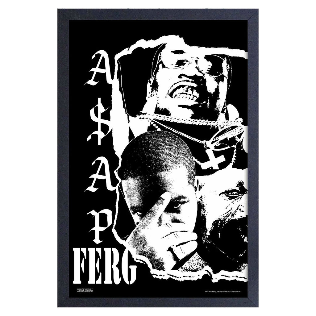 ASAP Ferg Work Framed Wall Art 431671 | Rockabilia Merch Store