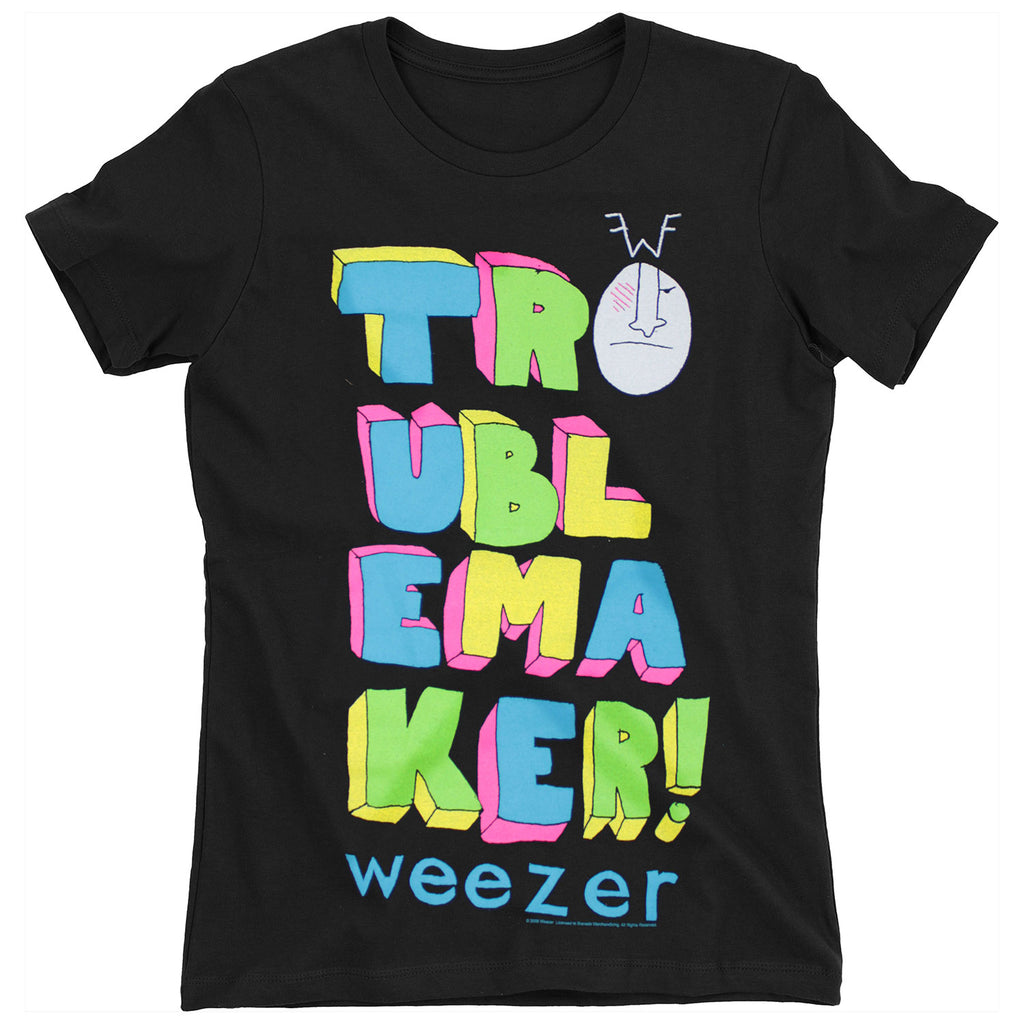 Weezer Trouble Maker Junior Top 437805 | Rockabilia Merch Store