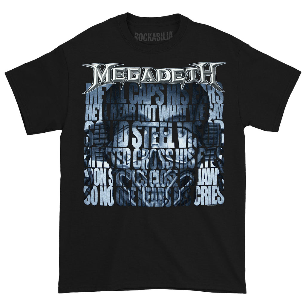 Megadeth Solid Steel T-shirt 438804 | Rockabilia Merch Store
