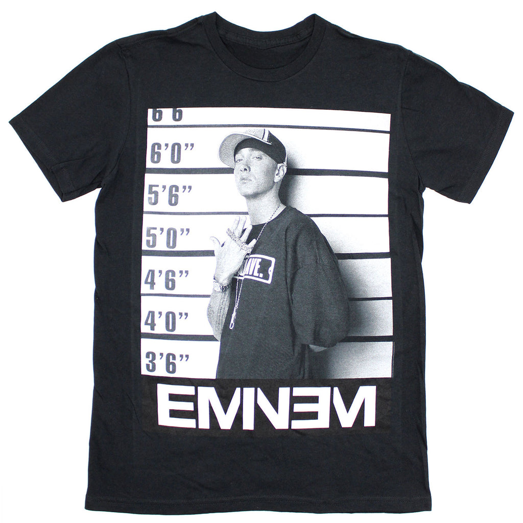 Eminem Police Lineup T-shirt 440870 | Rockabilia Merch Store