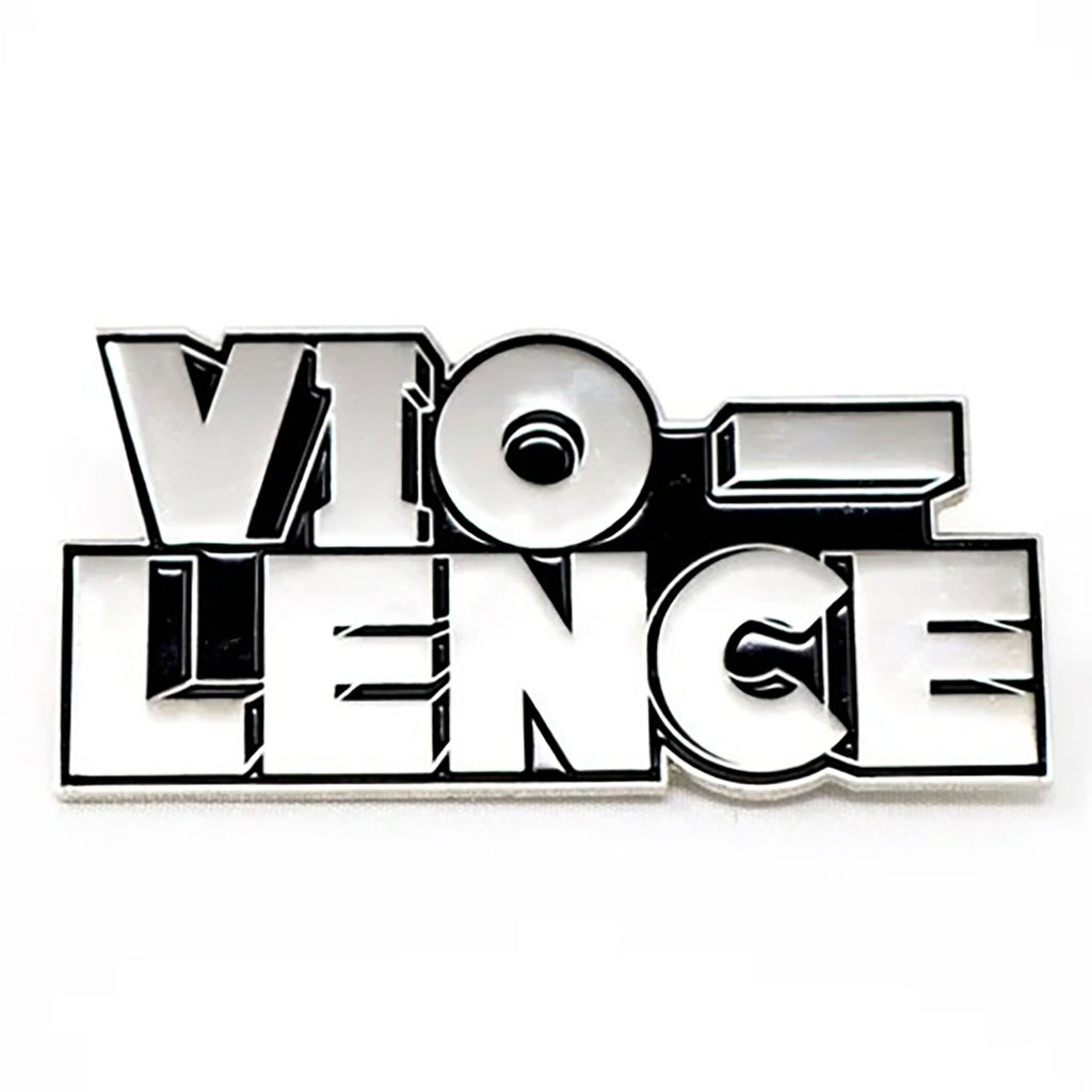 Vio-Lence Logo Enamel Pin Pewter Pin Badge 441939 | Rockabilia Merch Store
