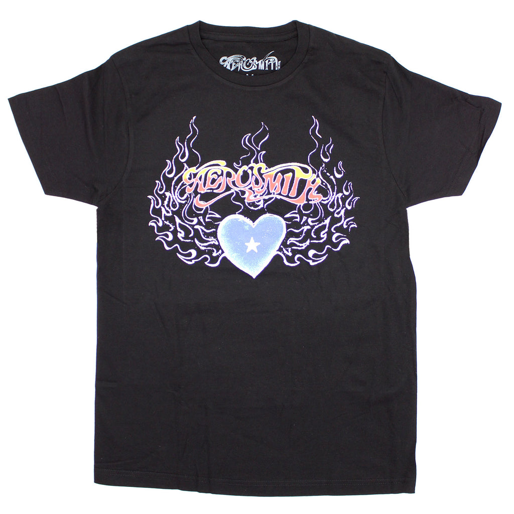 Aerosmith Blue Heart T-shirt 443642 | Rockabilia Merch Store