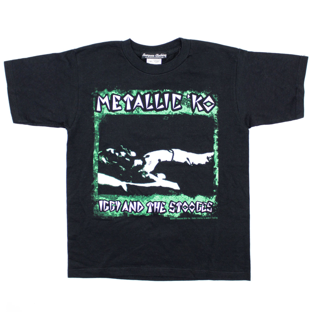 Iggy Pop Metallic'KO Iggy And The Stooges T-shirt 444669 | Rockabilia ...