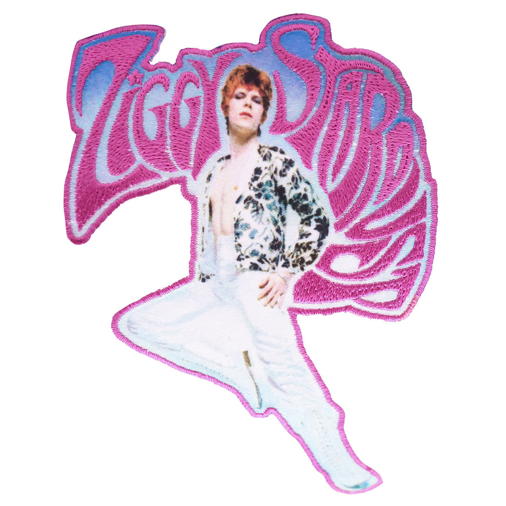 David Bowie Ziggy Pose Embroidered Patch 453816 | Rockabilia Merch Store