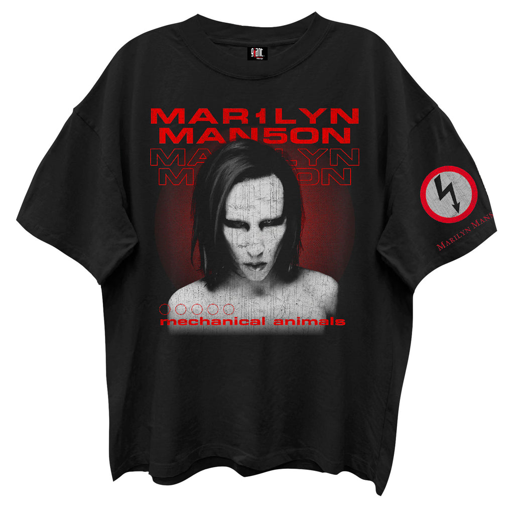 Marilyn Manson Mechanical Animals & Bolt Vintage T-shirt 454074 | Rockabilia Merch Store