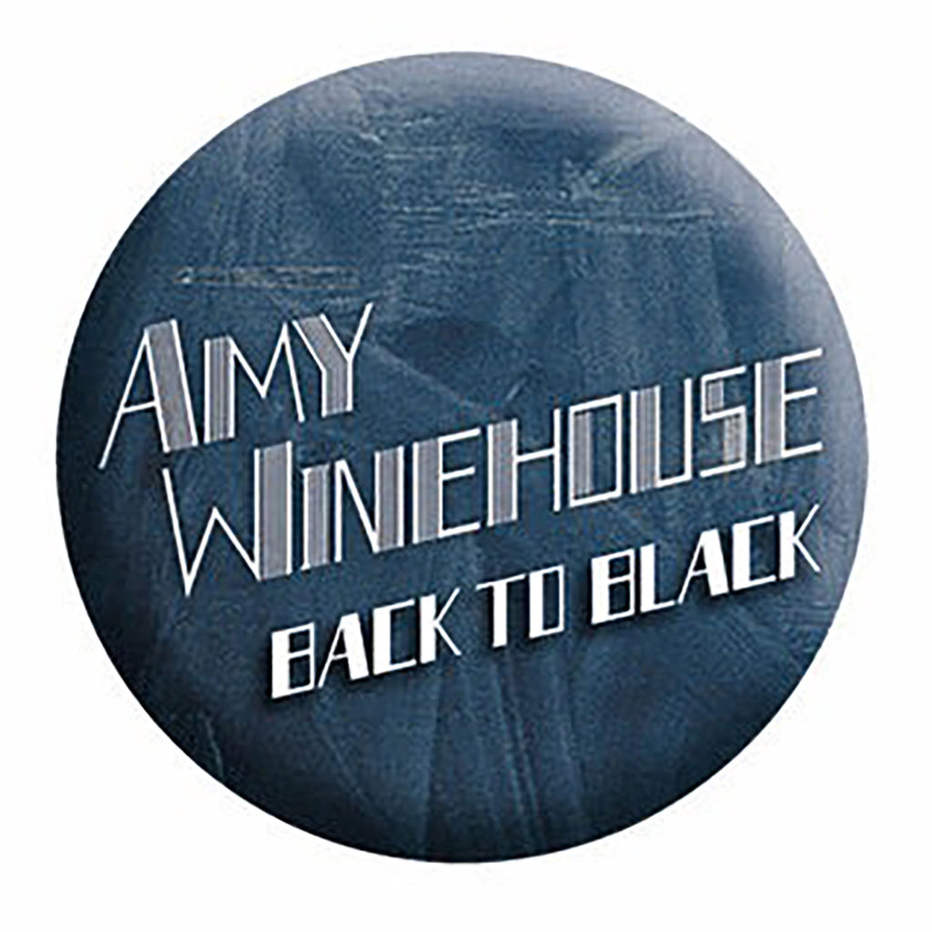 Amy Winehouse Back To Black Button | Amy Winehouse Merch Store