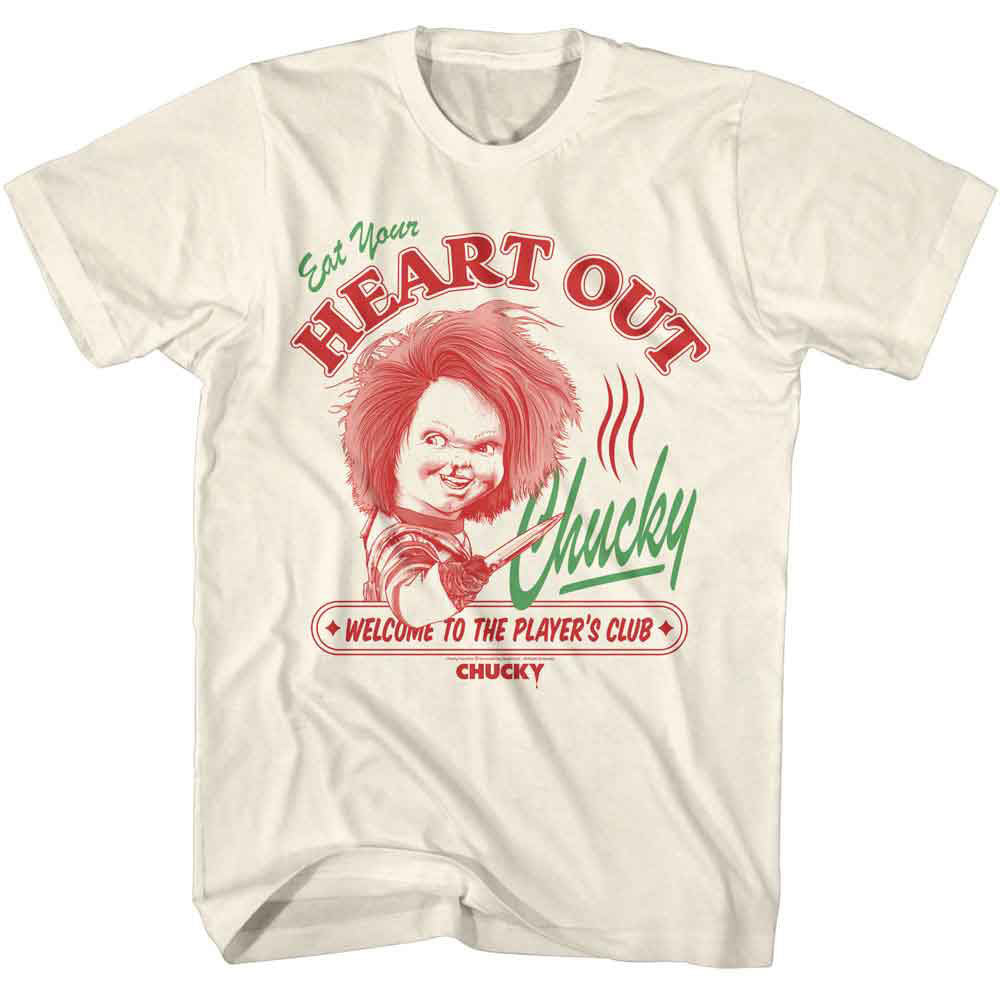 Chucky Chucky Eat Your Heart Out T-shirt 454489 | Rockabilia Merch Store
