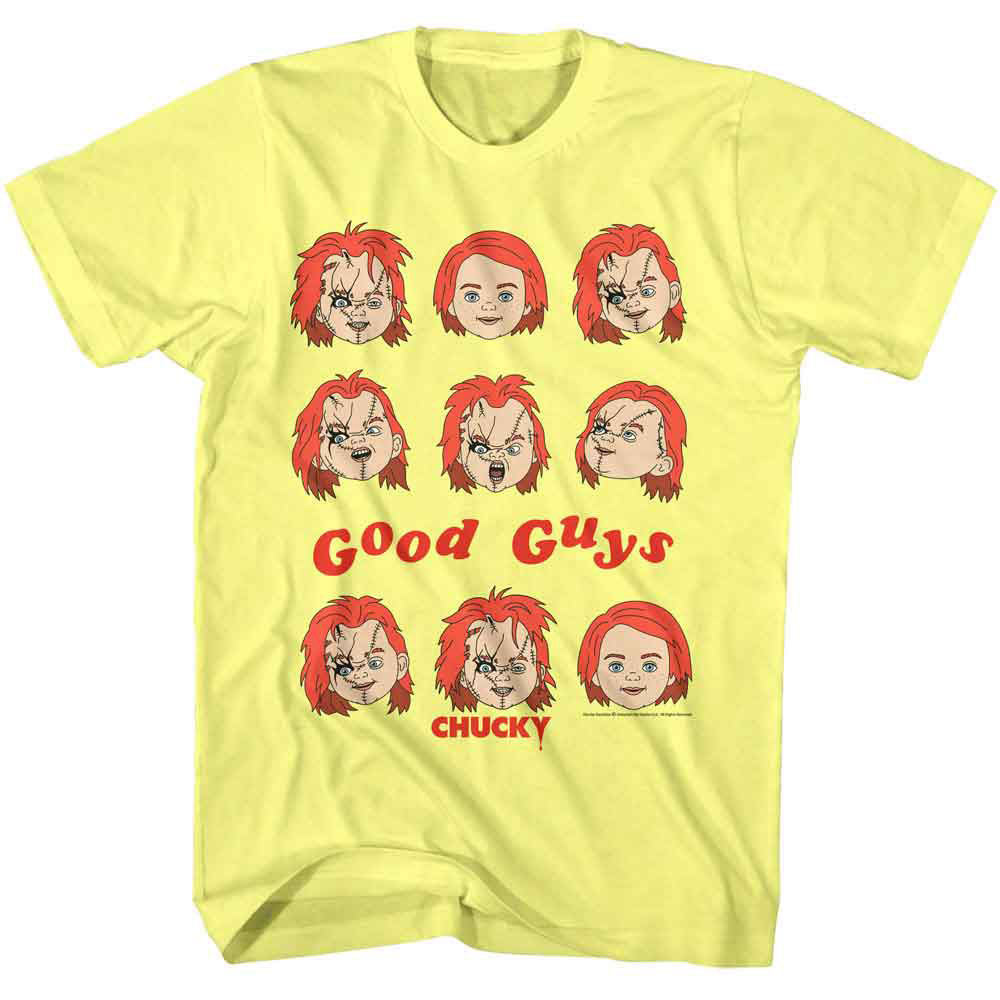 Chucky Chucky Good Guys Faces T-shirt 454491 | Rockabilia Merch Store