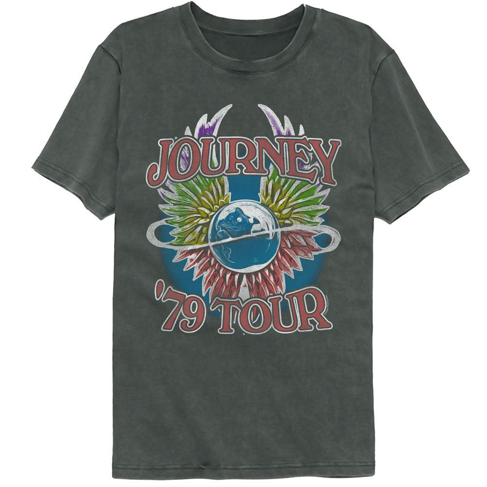 Journey Journey 79 Tour Comfort Color T-shirt 454970 | Rockabilia Merch ...