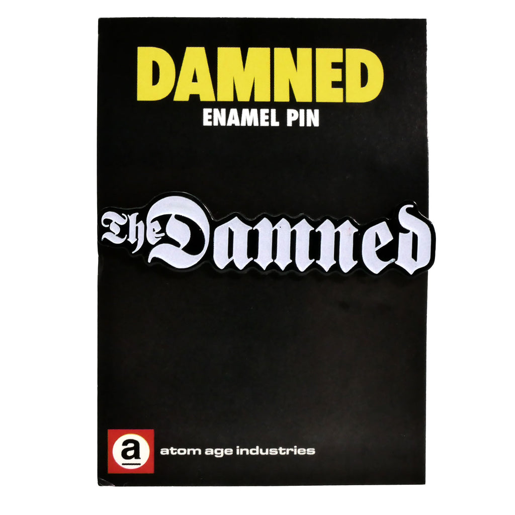 Damned Logo Enamel Pin Pewter Pin Badge 455183 | Rockabilia Merch Store
