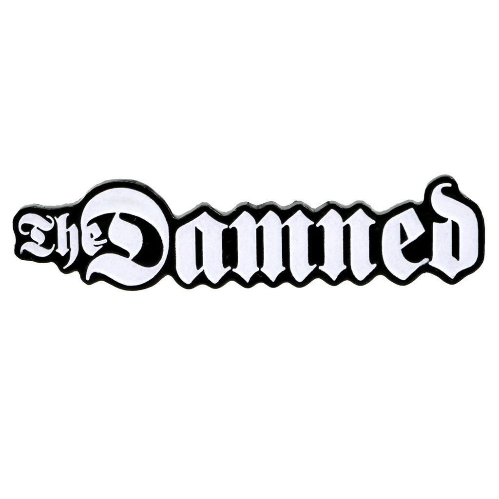 Damned Logo Enamel Pin Pewter Pin Badge 455183 | Rockabilia Merch Store