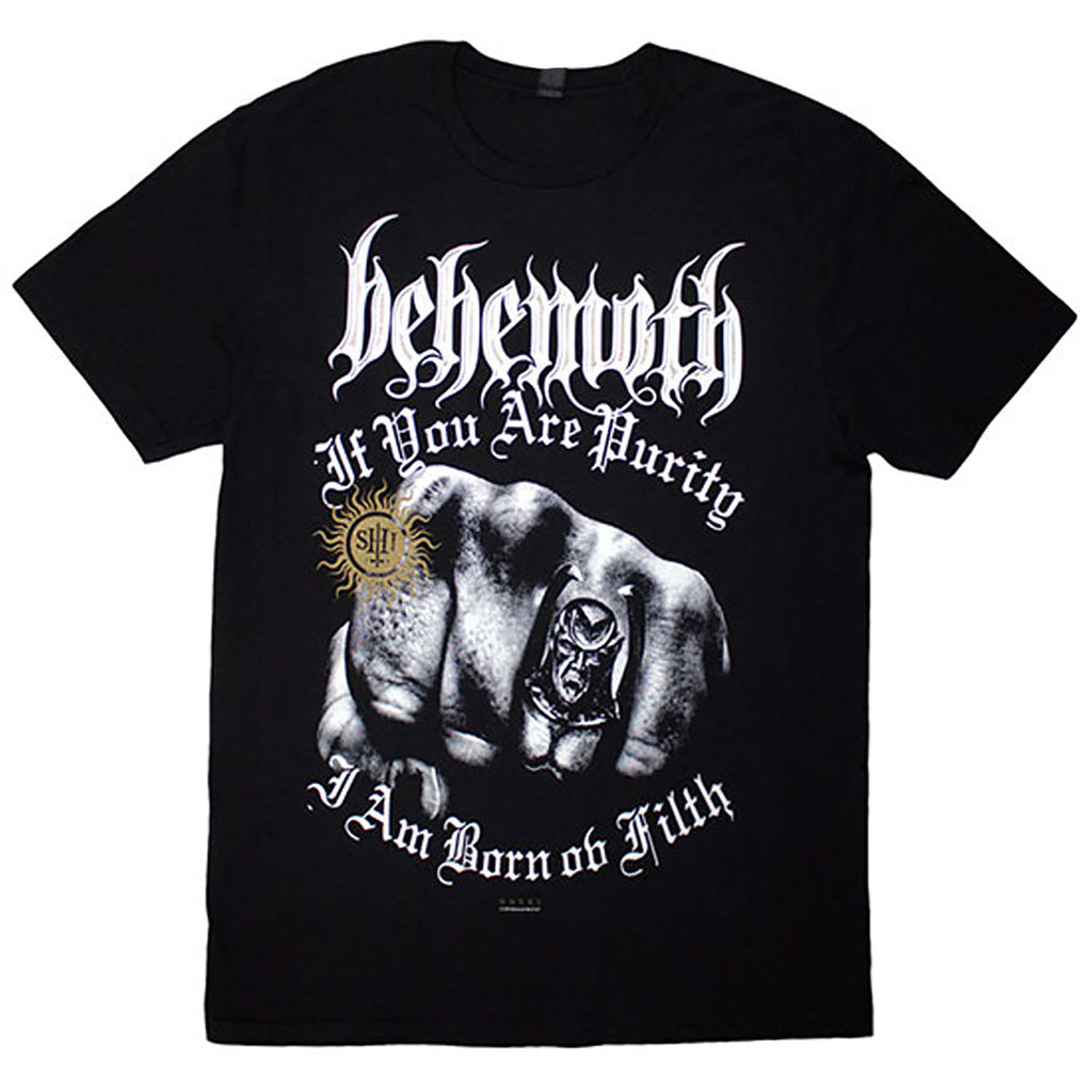 Behemoth The Shit Ov God Purity Fist T-shirt 455601 | Rockabilia Merch ...