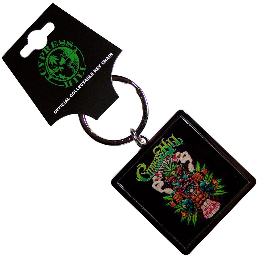 Cypress Hill Tiki Time Metal Key Chain 455796 | Rockabilia Merch Store