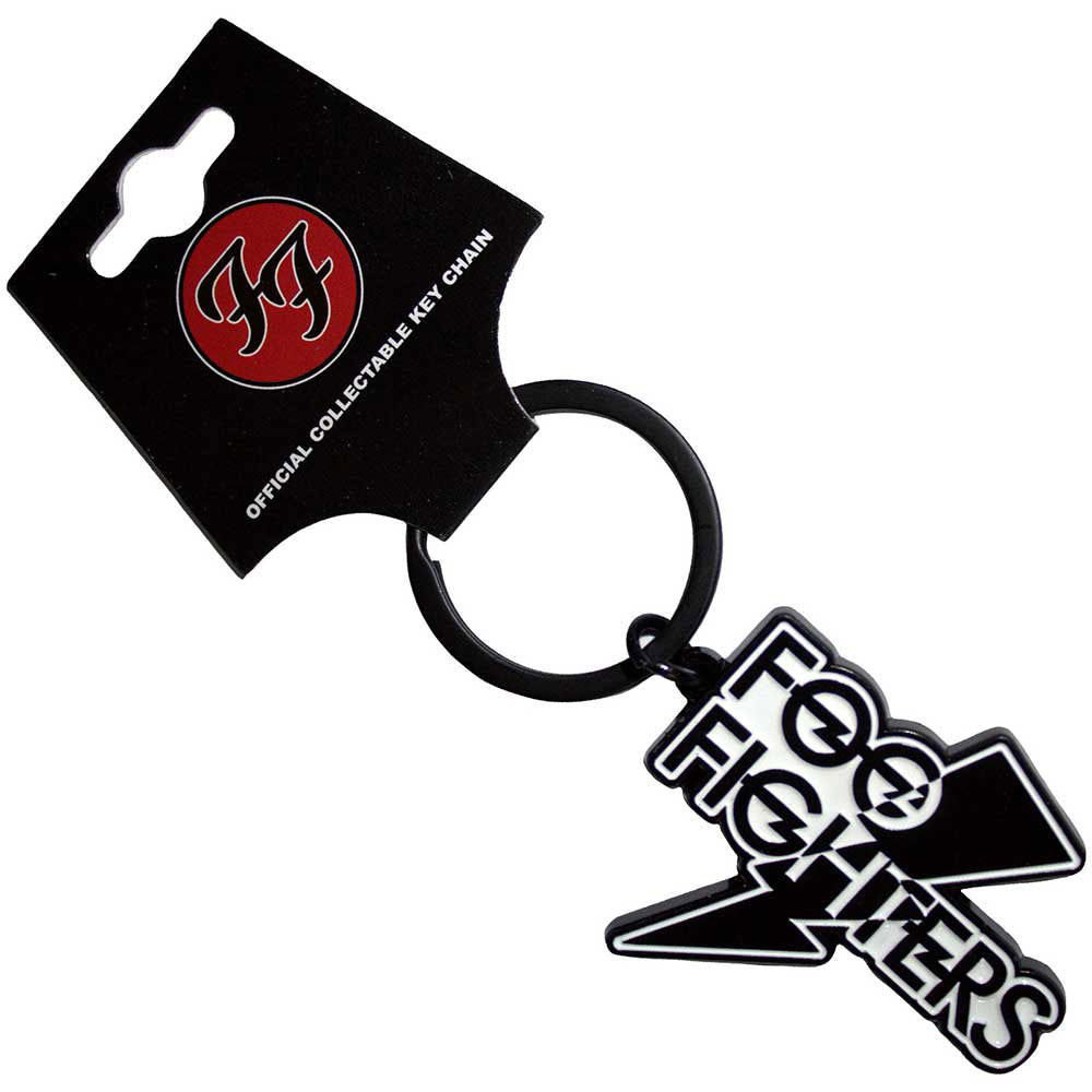 Foo Fighters Flash Logo Plastic Key Chain 455894 | Rockabilia Merch Store