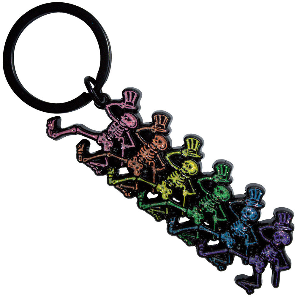 Grateful Dead Dancing Skeletons Plastic Key Chain 456044 | Rockabilia ...