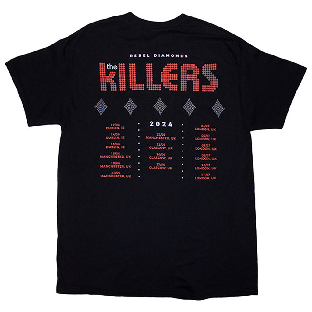 Killers Tour '24 Rebel Diamonds T-shirt 456183 | Rockabilia Merch Store