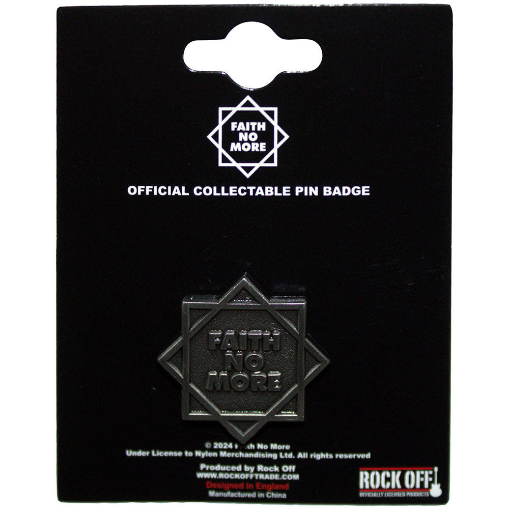 Faith No More Star Logo Pewter Pin Badge | Faith No More Merch Store