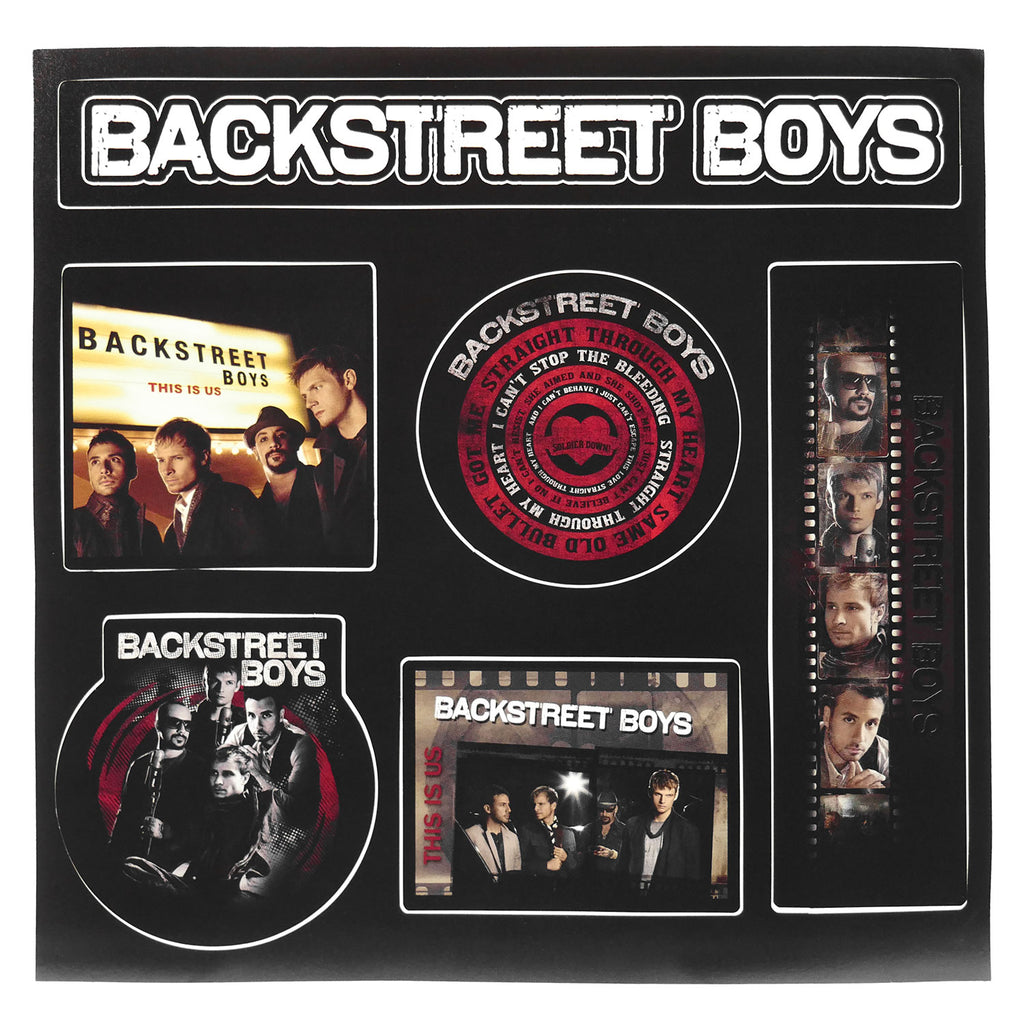 Backstreet Boys 6 Piece Sticker Sheet Sticker Set | Backstreet Boys ...
