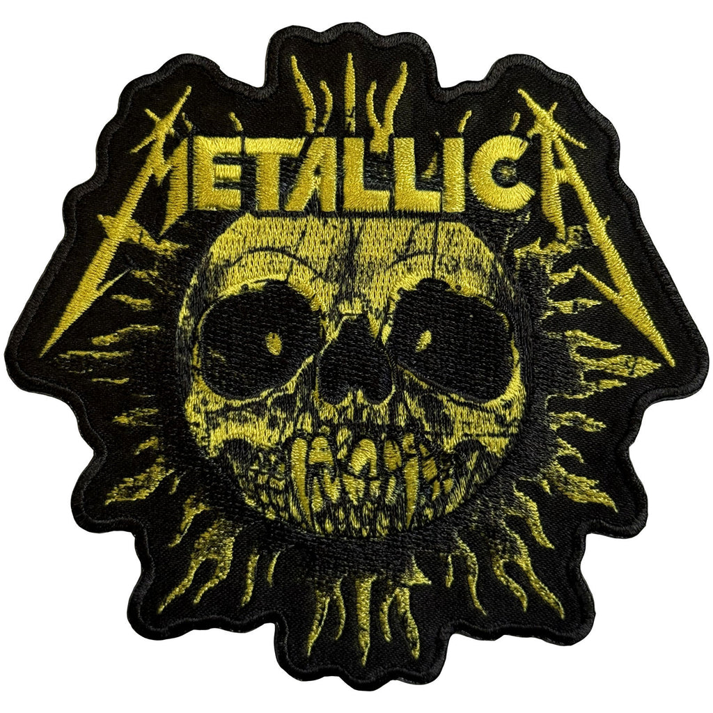Metallica Sun Mono Woven Patch 460091 | Rockabilia Merch Store