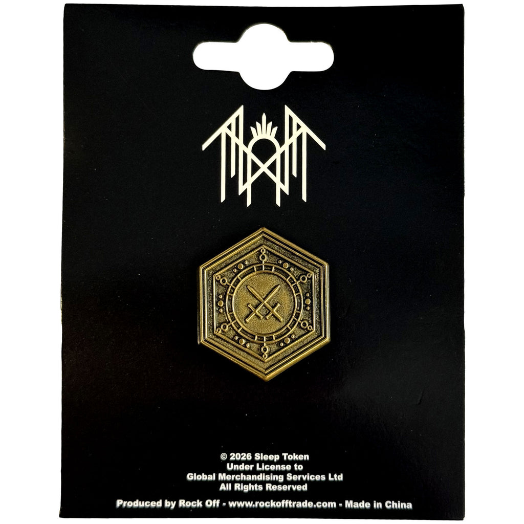 Sleep Token Emergence House Veridian Pewter Pin Badge | Sleep Token ...
