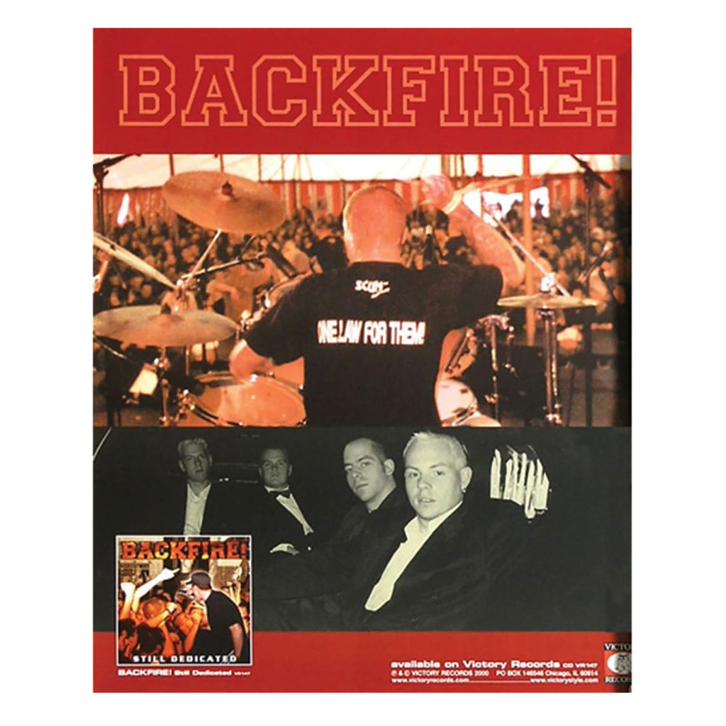 Backfire Drummer Performing Live Poster Concert Promo Poster 58656 ...