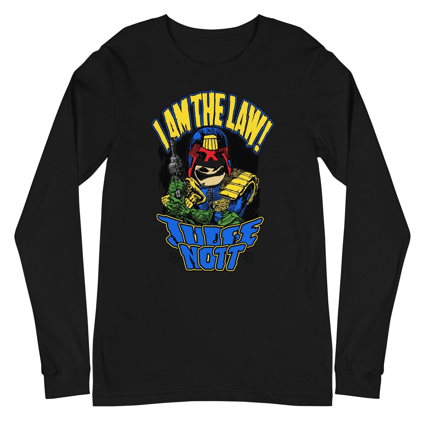 Anthrax - I Am The Law Long Sleeve T-Shirt ANTH1019LST | Rockabilia ...