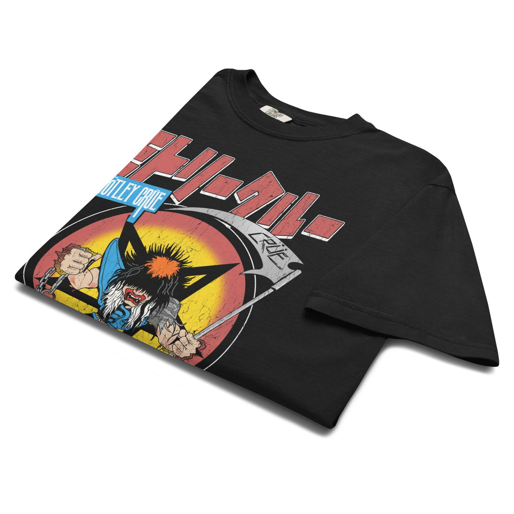 Motley Crue Japan Tour 1985 Mineral Wash T-Shirt | Motley Crue Merch Store