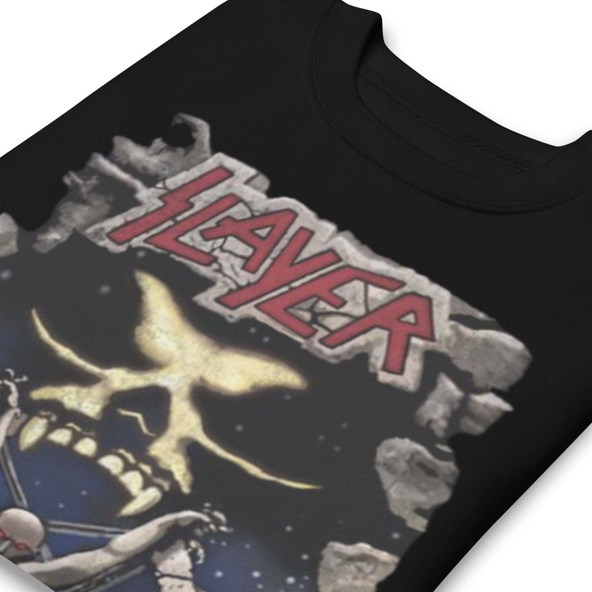 Slayer - Bow Down Jumbo Print Sweatshirt SLAY1073SG | Rockabilia Merch ...