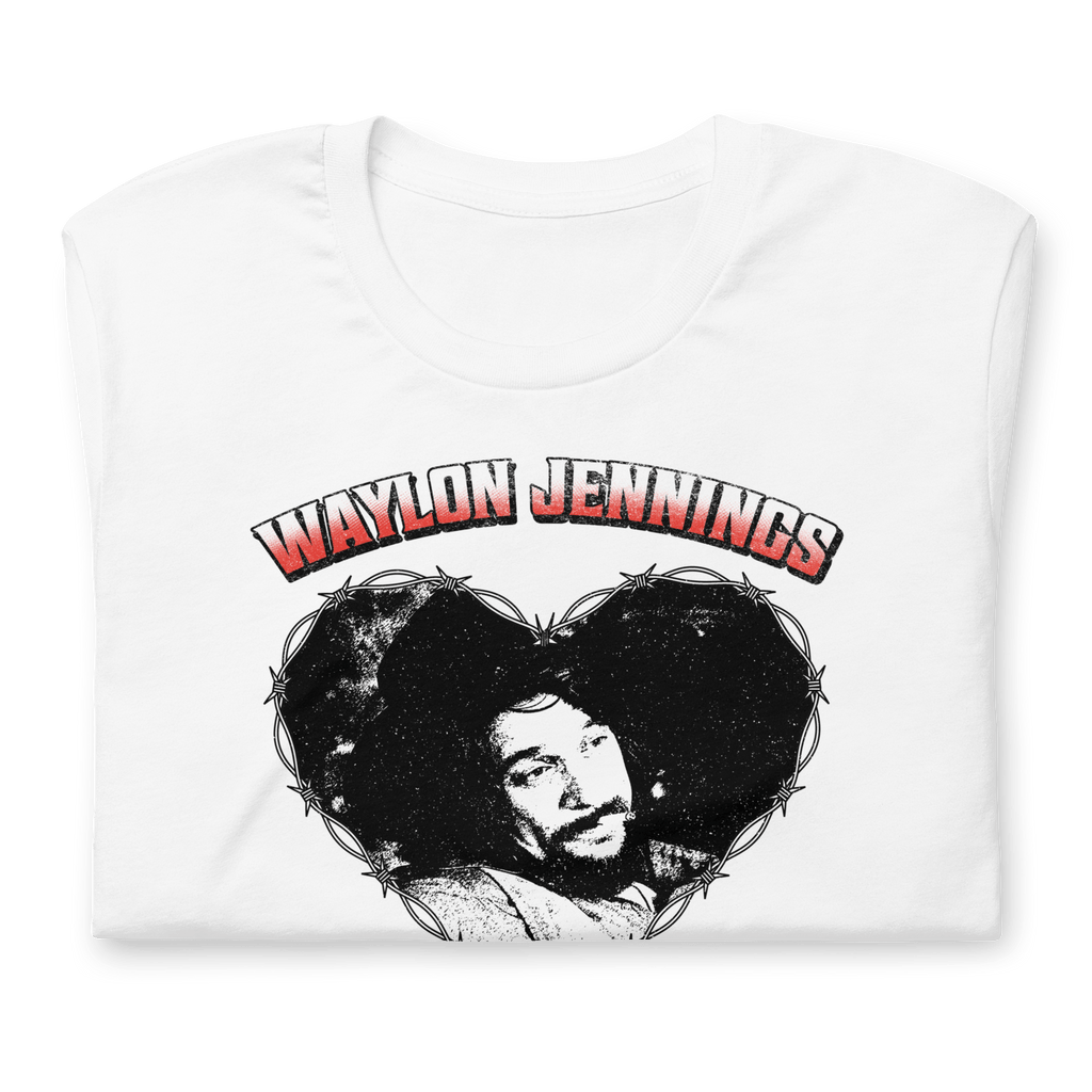 Waylon Jennings - Ladies Love Outlaws T-Shirt | Waylon Jennings Merch Store