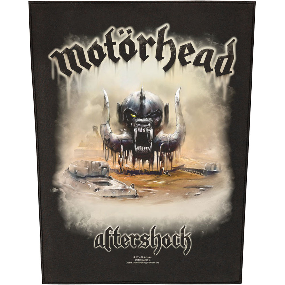 Motorhead Aftershock Back Patch | Motorhead Merch Store