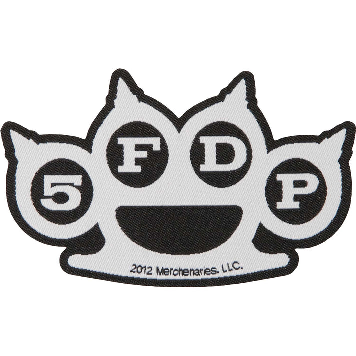 Five Finger Death Punch Knuckles Cut-Out Woven Patch | Five Finger ...