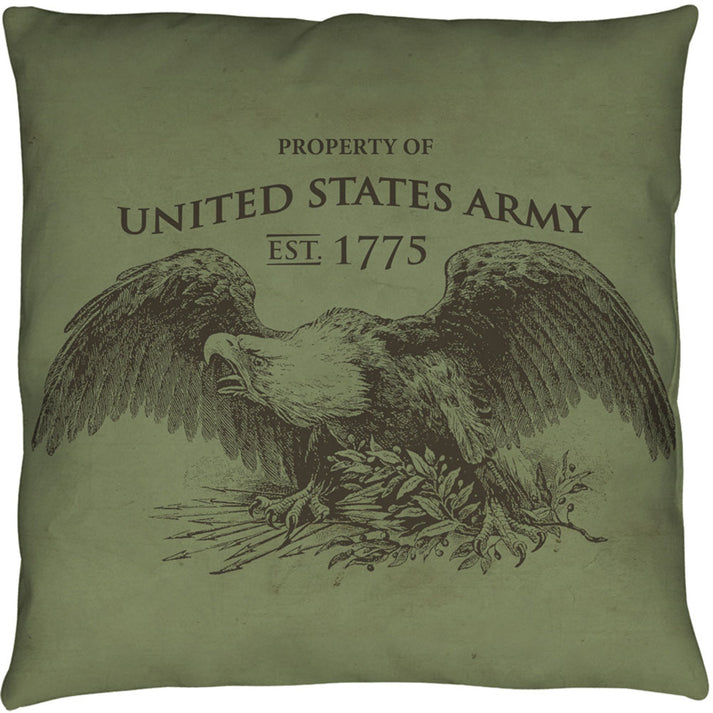 U.S. Army Property 16x16 Pillow 356168 | Rockabilia Merch Store