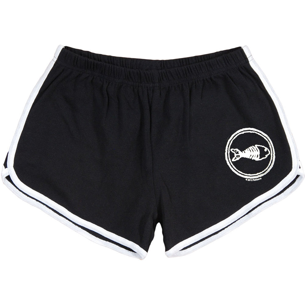 Fishbone Logo Running Shorts Booty Shorts 402761 | Rockabilia Merch Store