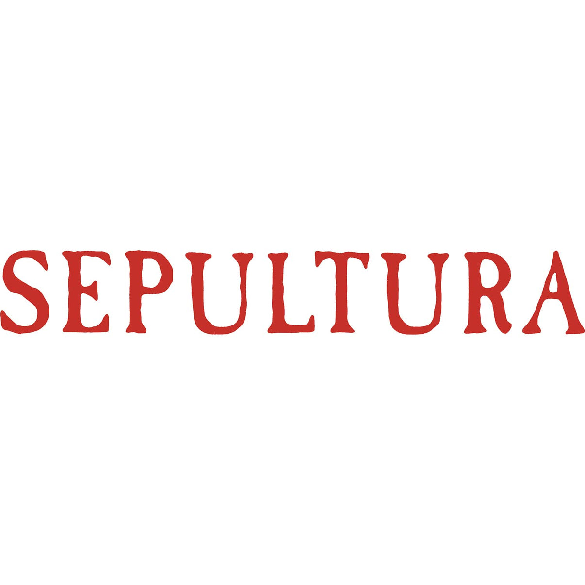 Sepultura Vinyl Cut (Red) Peel & Rub Sticker | Sepultura Merch Store
