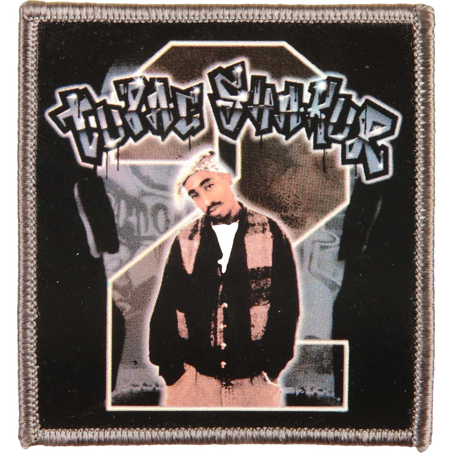 Tupac Standing Embroidered Patch 413229 | Rockabilia Merch Store