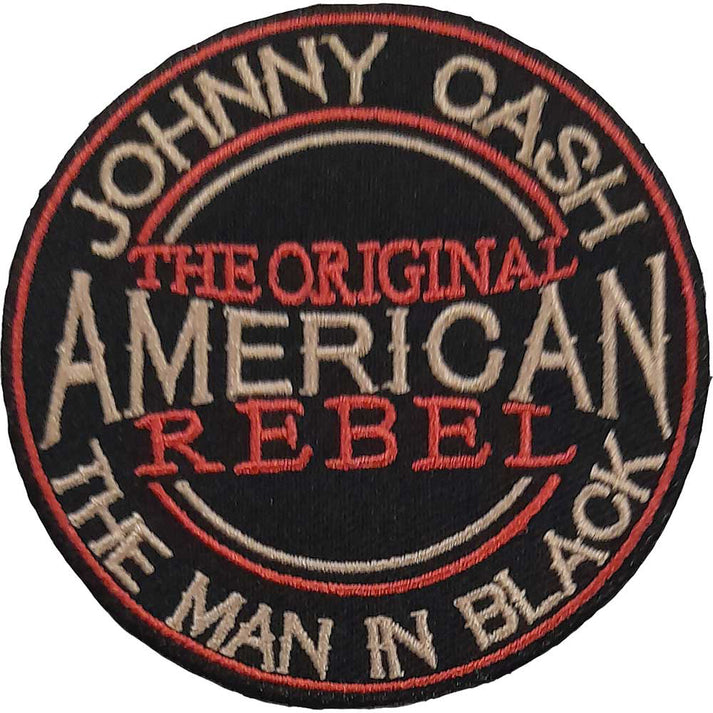Johnny Cash American Rebel Woven Patch | Johnny Cash Merch Store